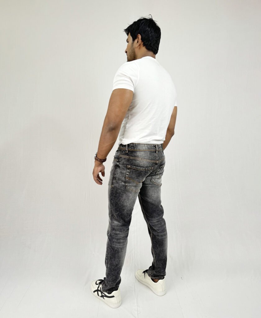 Acid Wash Black Jeans – Pure & Luxe